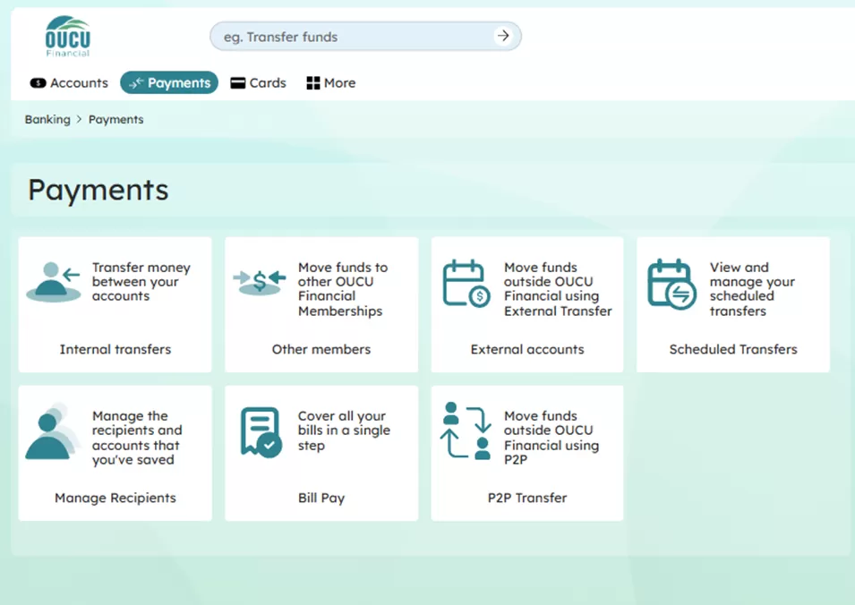 Online Banking FAQs - OUCU Financial