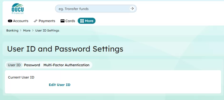 Online Banking FAQs - OUCU Financial
